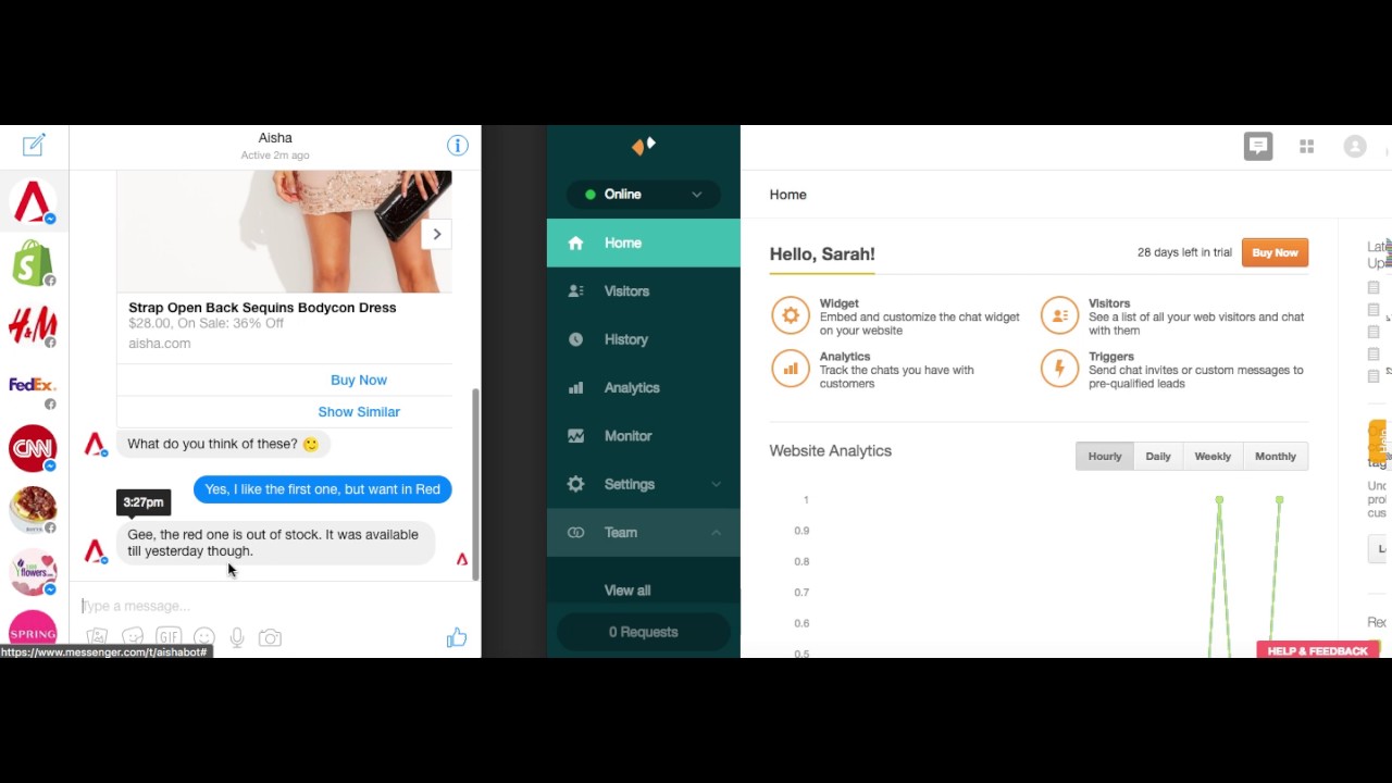 Zendesk Integration With Facebook Messenger Bot - YouTube