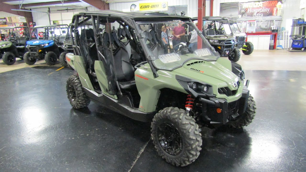 2019 CanAm Commander Max 800R DPS Green - YouTube