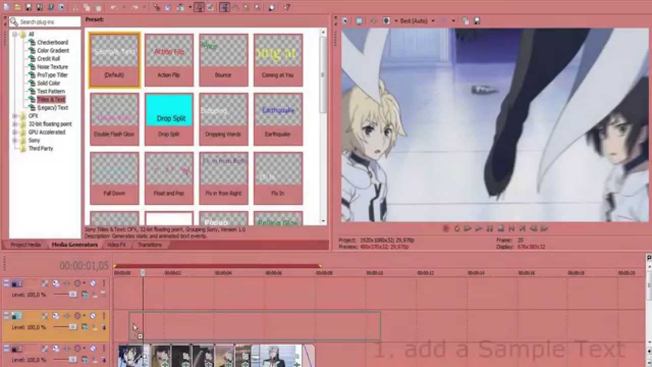 AMV Tutorial: How to edit with TEXT EFFECTS - YouTube