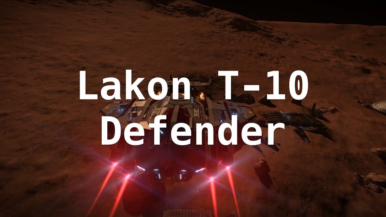 Elite Dangerous: Lakon Type-10 Defender - YouTube