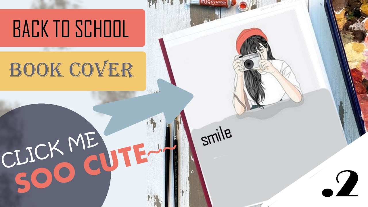 [BACK TO SCHOOL]Customizing Book cover TUTORIAL (.2) - YouTube