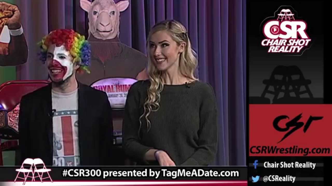 WWE Fans Noelle Foley & Frank The Clown Play Newlywed Game - YouTube
