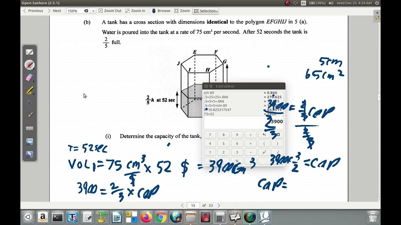 January 2018 Question 5 b CSEC Mathematics Past Paper Solution - YouTube