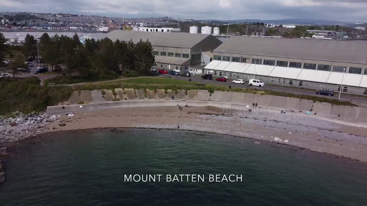 Mount Batten Beach Mavic mini - YouTube