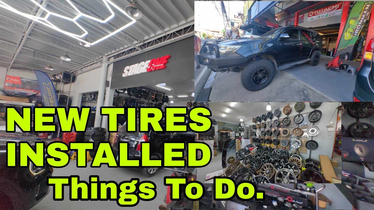 New Installed Tires NEED MO TO IWAS sabog uneven wear tear ng tires ...