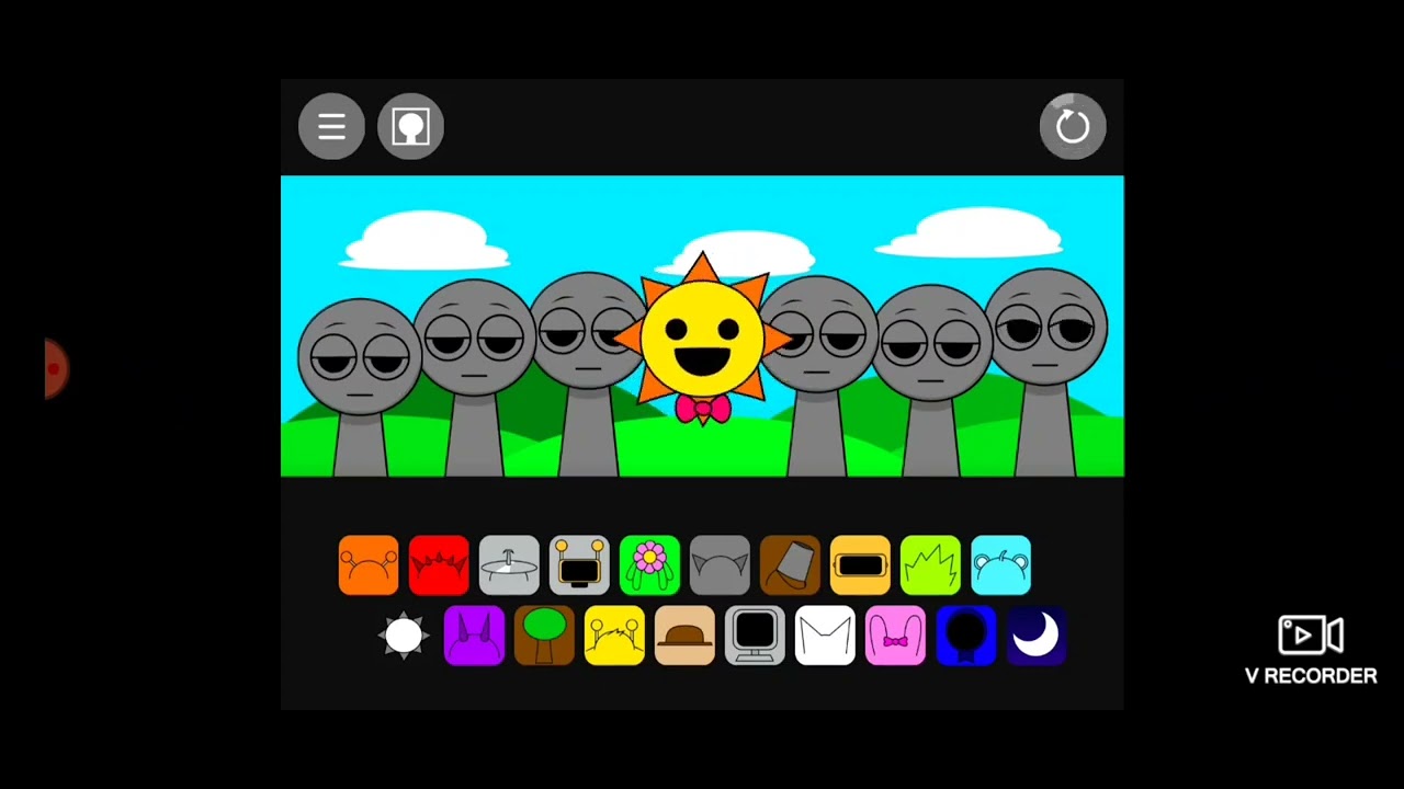 Mr sun sounds at sprunki night time - YouTube