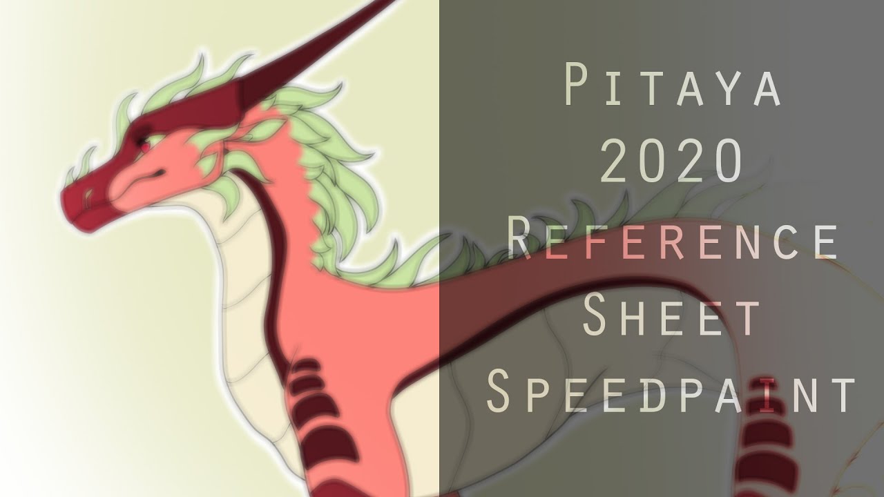 Pitaya OC Reference Sheet [Speedpaint] - YouTube