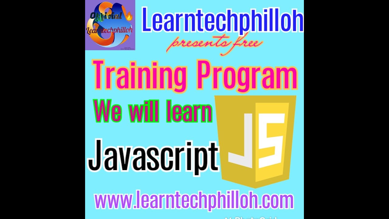 Training Program On Javascript Programming Language, Session 1 - YouTube