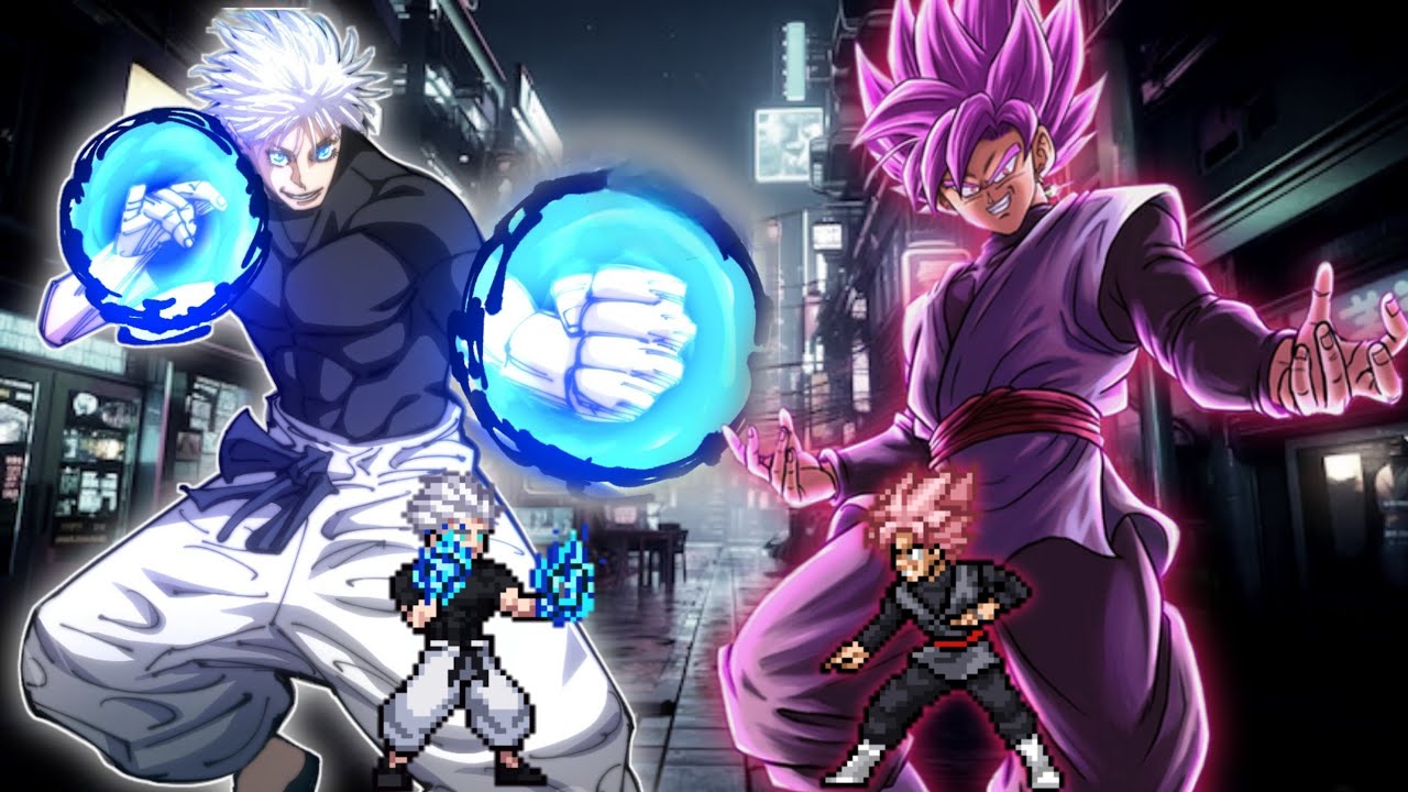 Manga Gojo V3 Full OP VS Goku Black Purgation OP in Jump Force Mugen ...