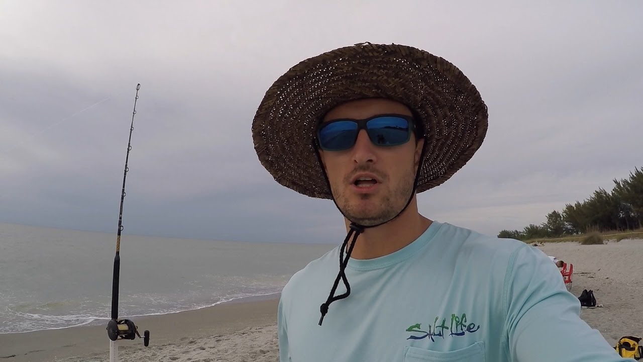 Insane Triple Header While Shark Fishing from the Beach - YouTube
