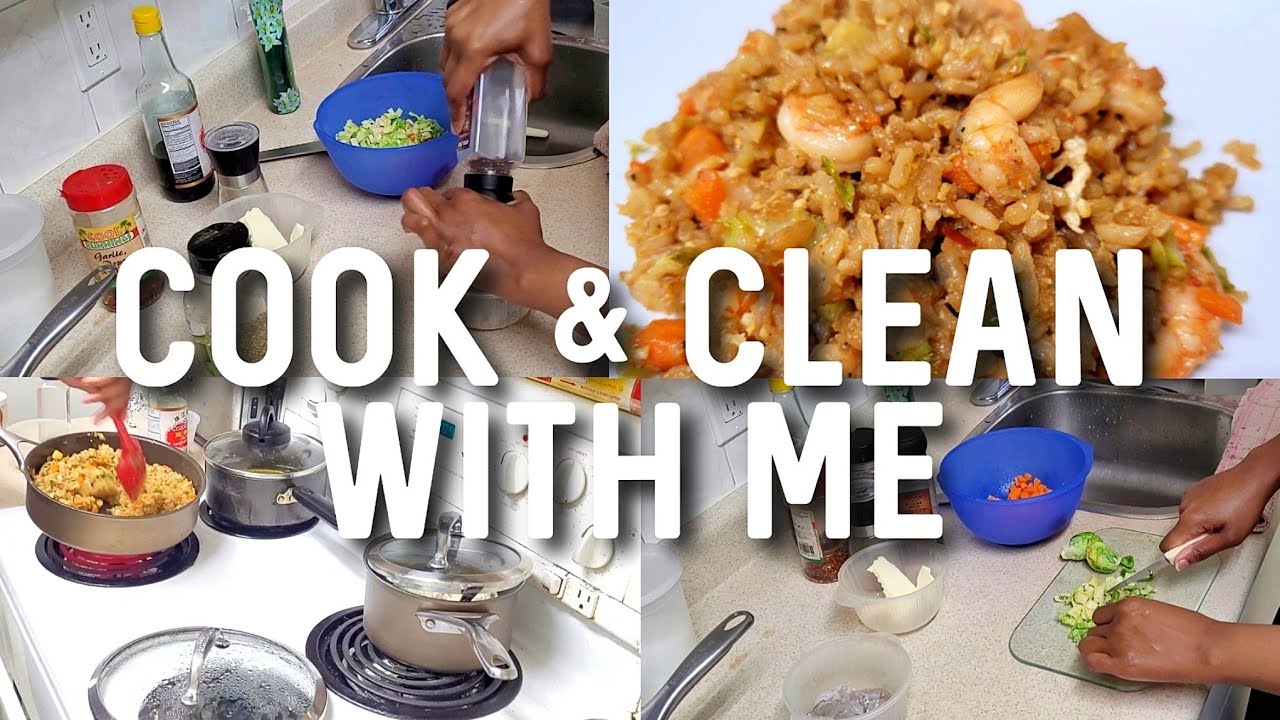 Lazy Meal Day | Cook and Clean With Me | Washing Dishes - YouTube