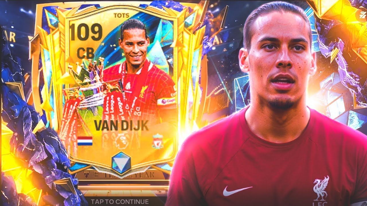TOTS 109 Van Dijk Review || Van Dijk FC Mobile - YouTube
