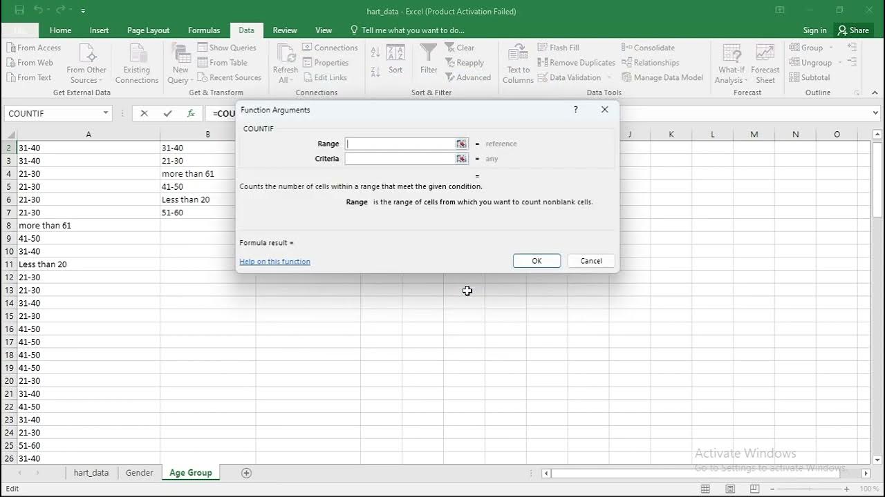 Frequency Distribution and Pie Chart in Microsoft Excel - 2023 - YouTube