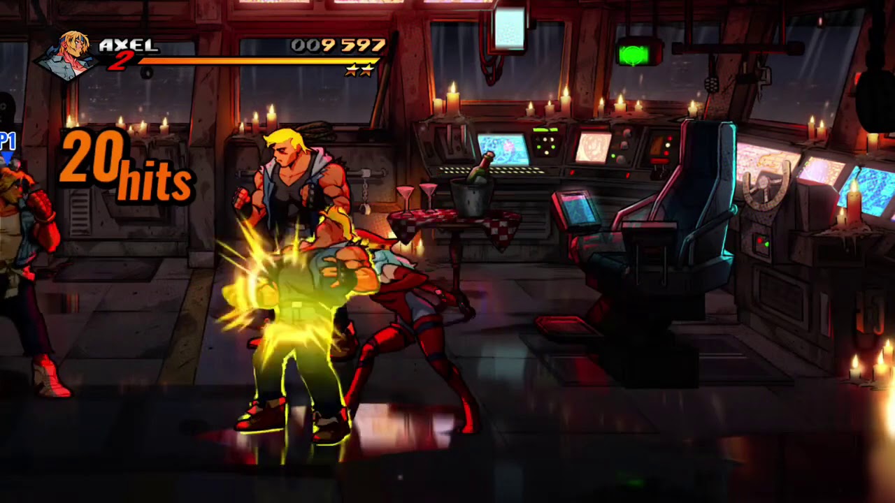 Streets of Rage 4 - Normal - Cargo Ship - Nora Boss Fight - YouTube