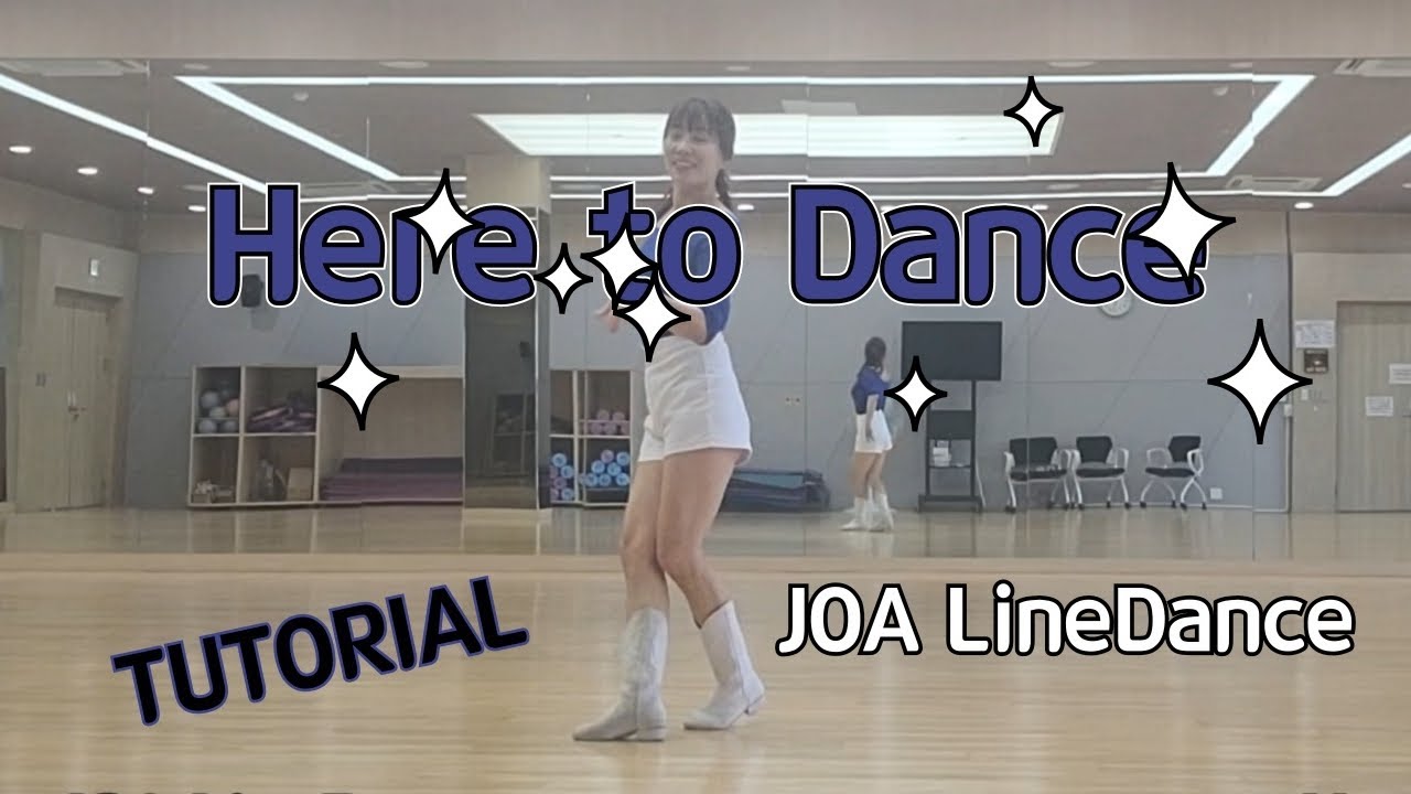 Here to Dance LineDance(Tutorial)Improver) #평택조아라인댄스설명 #초중급라인댄스 - YouTube