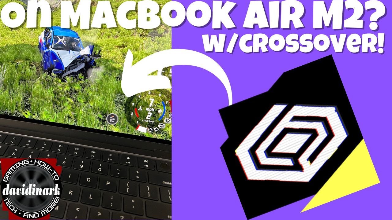 BeamNG Drive - On a MACBOOK AIR M2?? Crossover for Mac TEST! - YouTube