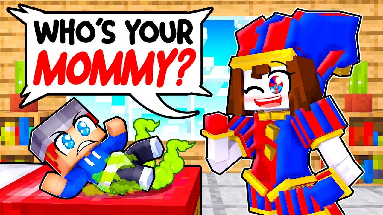 Who's Your MOMMY in Minecraft!? With Pomni! - YouTube