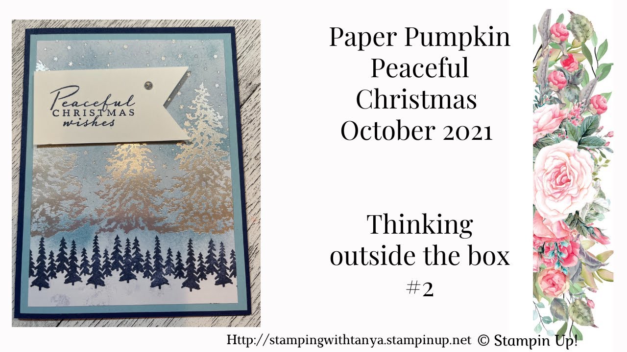 Paper Pumpkin Oct 2021 Thinking outside the box #2 - YouTube