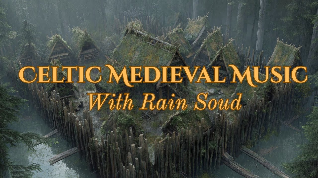 Celtic Music with Rain | Midnight on the Middle-earth Docks | Medieval ...