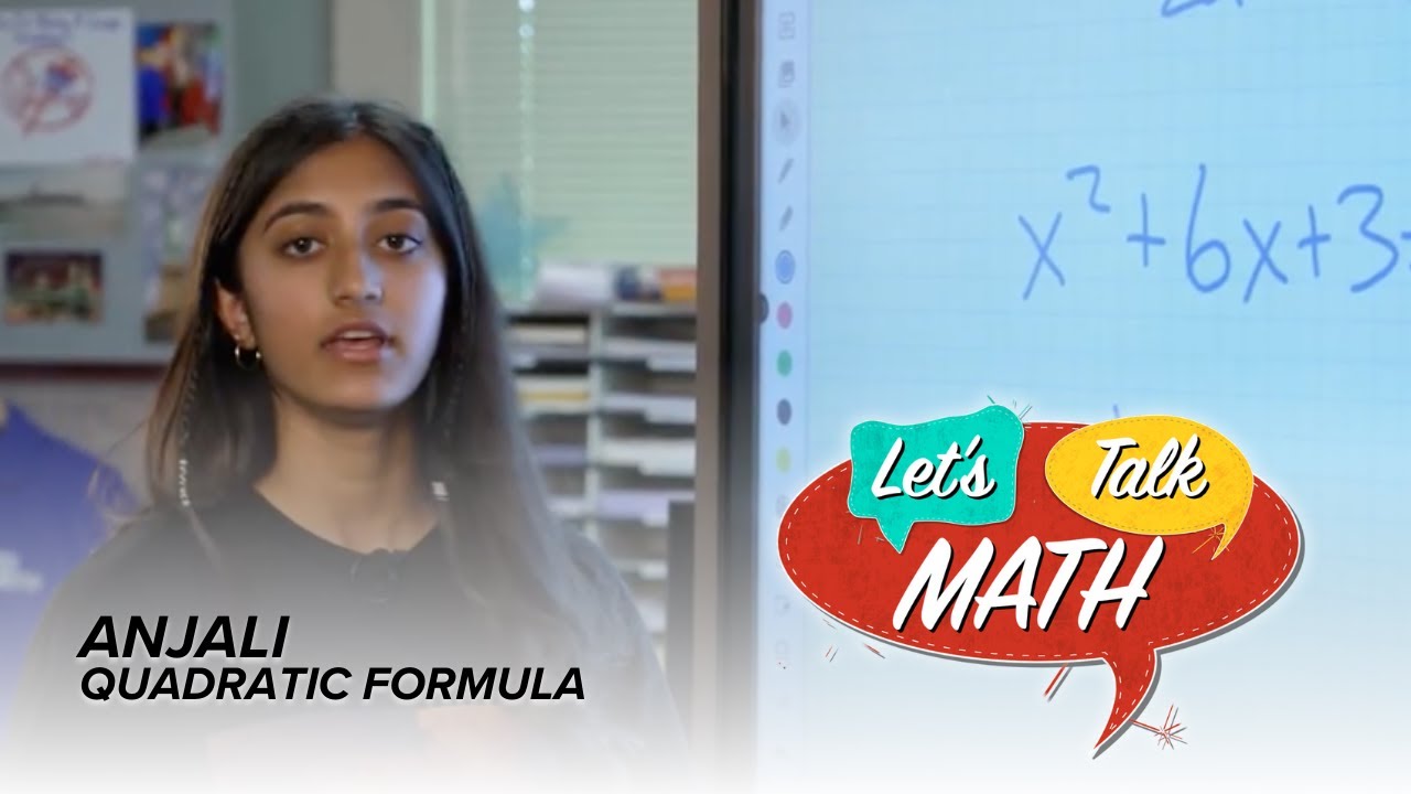Quadratic Formula with Anjali - YouTube