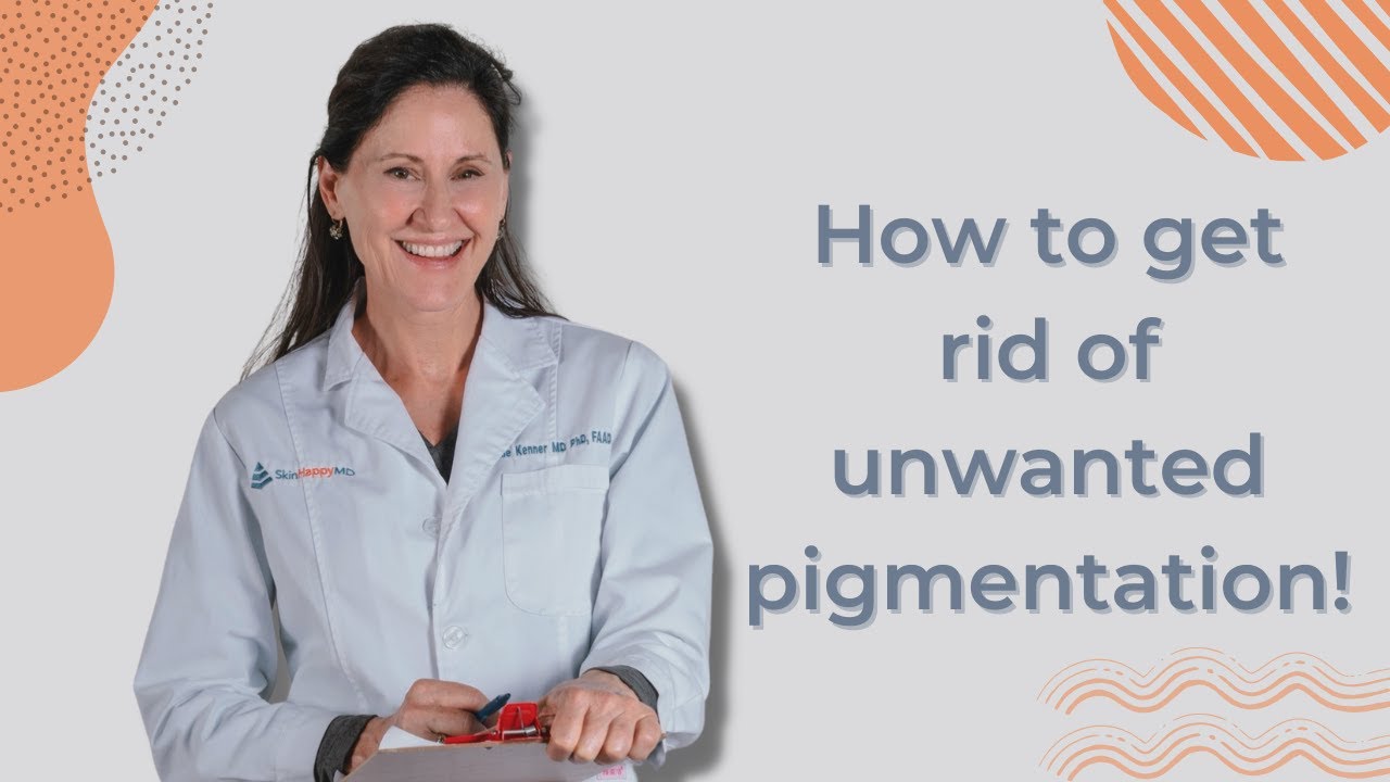 How to get rid of unwanted pigmentation! - YouTube