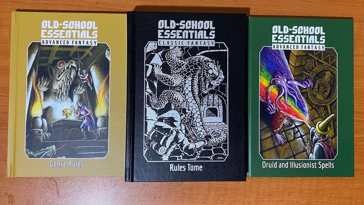 Old School Essentials - unboxing - Collectors Edition - YouTube