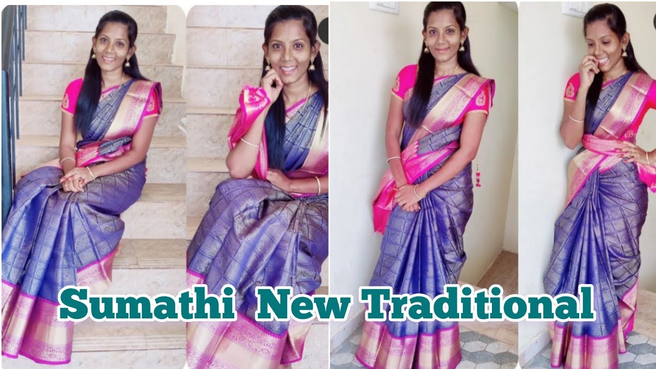 sumathi akka new traditional look Alagiiii udhaya Sumathi - YouTube