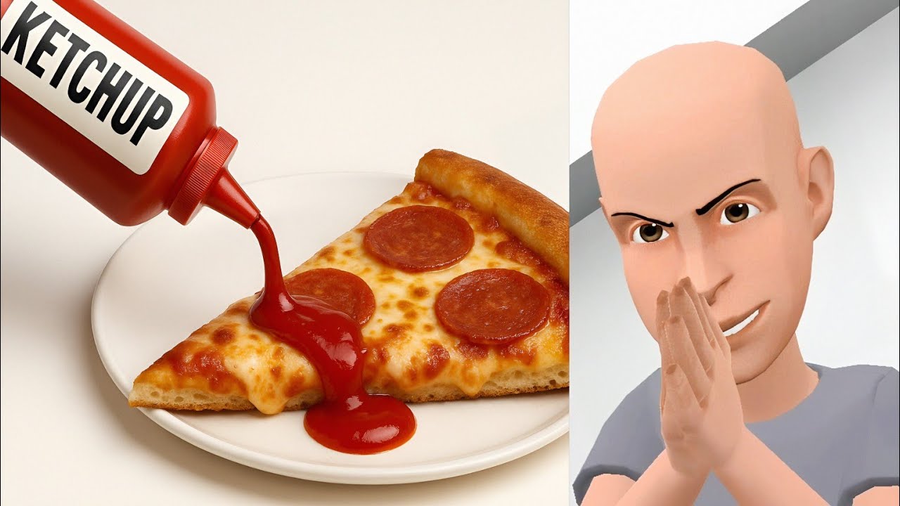 Classic Caillou Puts Ketchup on Pizza/Grounded - YouTube
