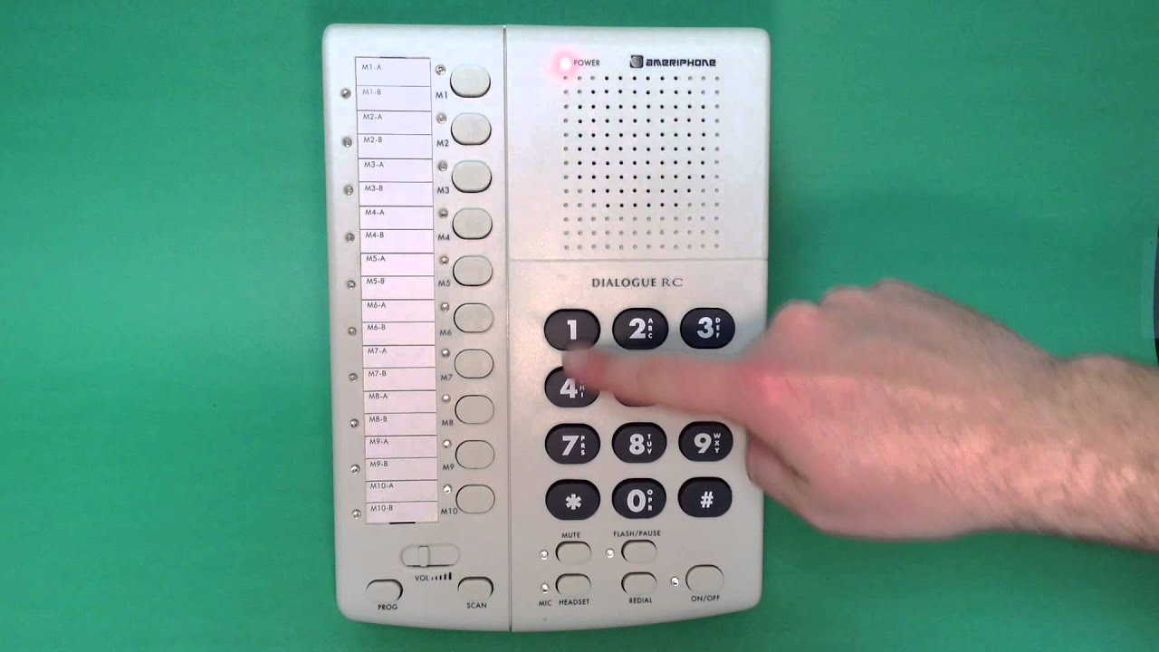 Ameriphone Programming Phone Number Movie - YouTube