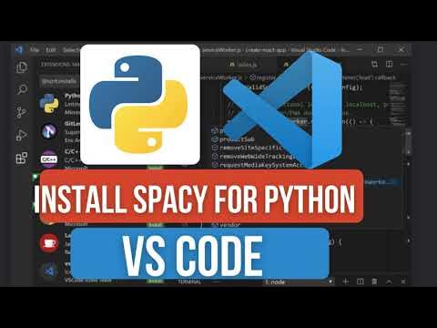 How to Install SpaCy for Python in VS Code | NLP & Text Processing Guide - YouTube