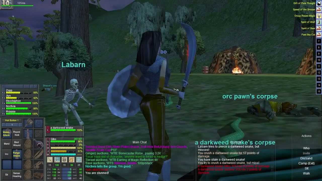 Everquest Project 1999 Let's Play a Monk! S1:E3 Levels 5-6 - YouTube