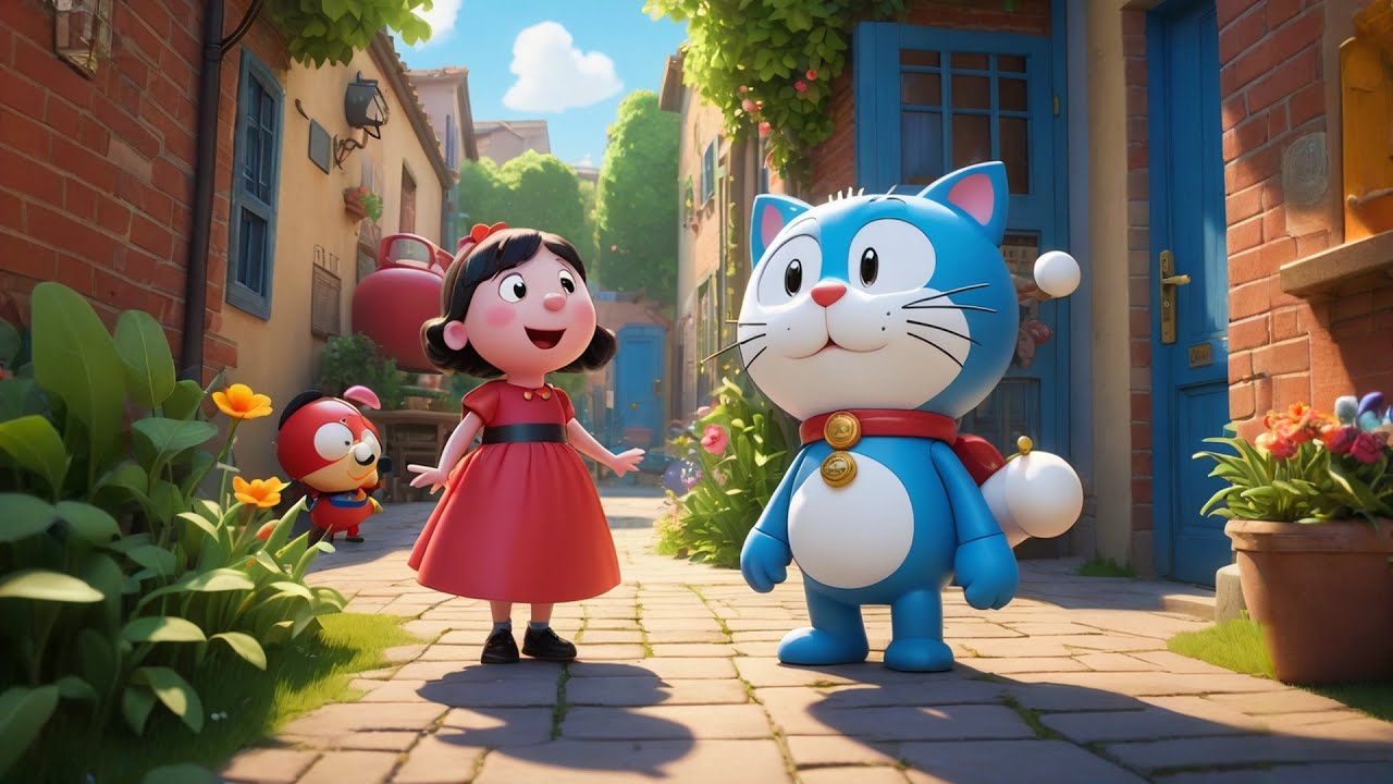 doraemon y Peppa Pig y la puerta mágica - YouTube