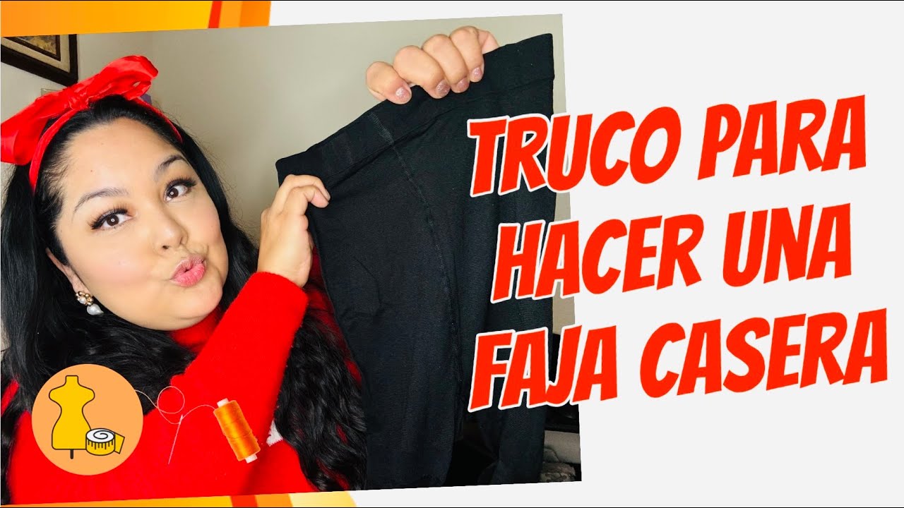 TRUCO PARA HACER UNA FAJA CASERA - YouTube