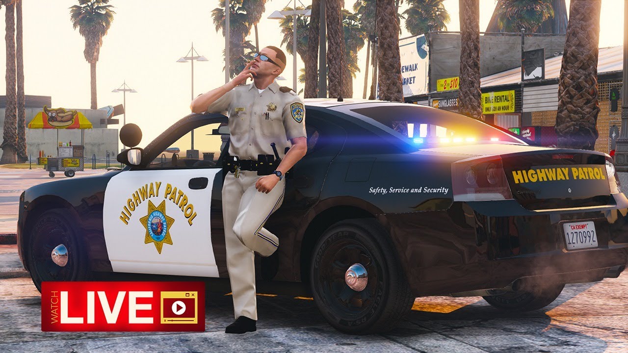 LSPDFR LIVE - CHP California Highway Patrol - CHP Live Radio - YouTube