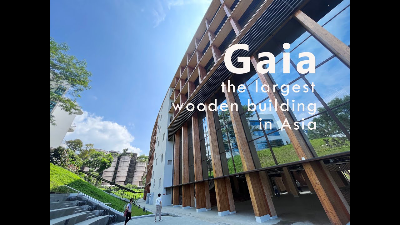 Gaia - New Building at Nanyang Technological University | The largest ...