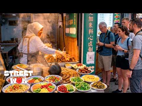 MUSLIM Chinese Street Food in Xi'an, UNIQUE Halal Food