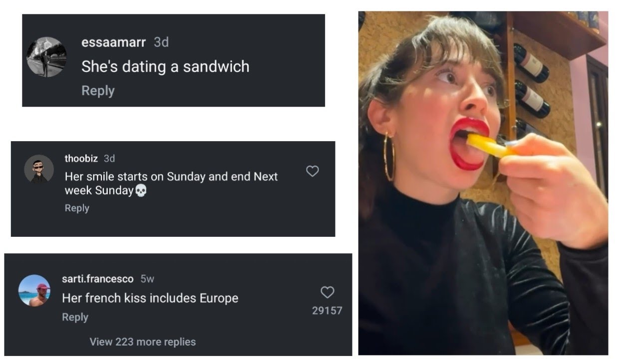 Her french kiss includes Europe - Comment as a song @shesthetea - YouTube