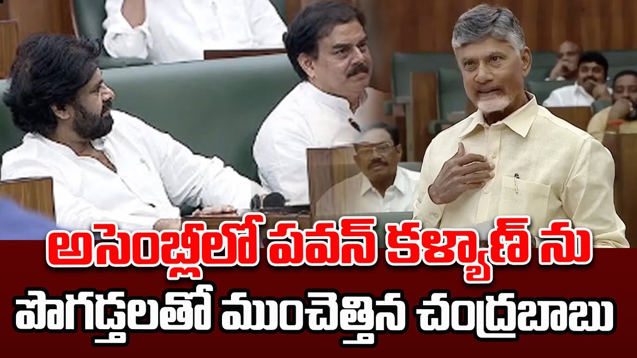 Chandrababu About Pawan Kalyan In Assembly || పవన్ కళ్యాణ్ ను పొగడ్తలతో ...