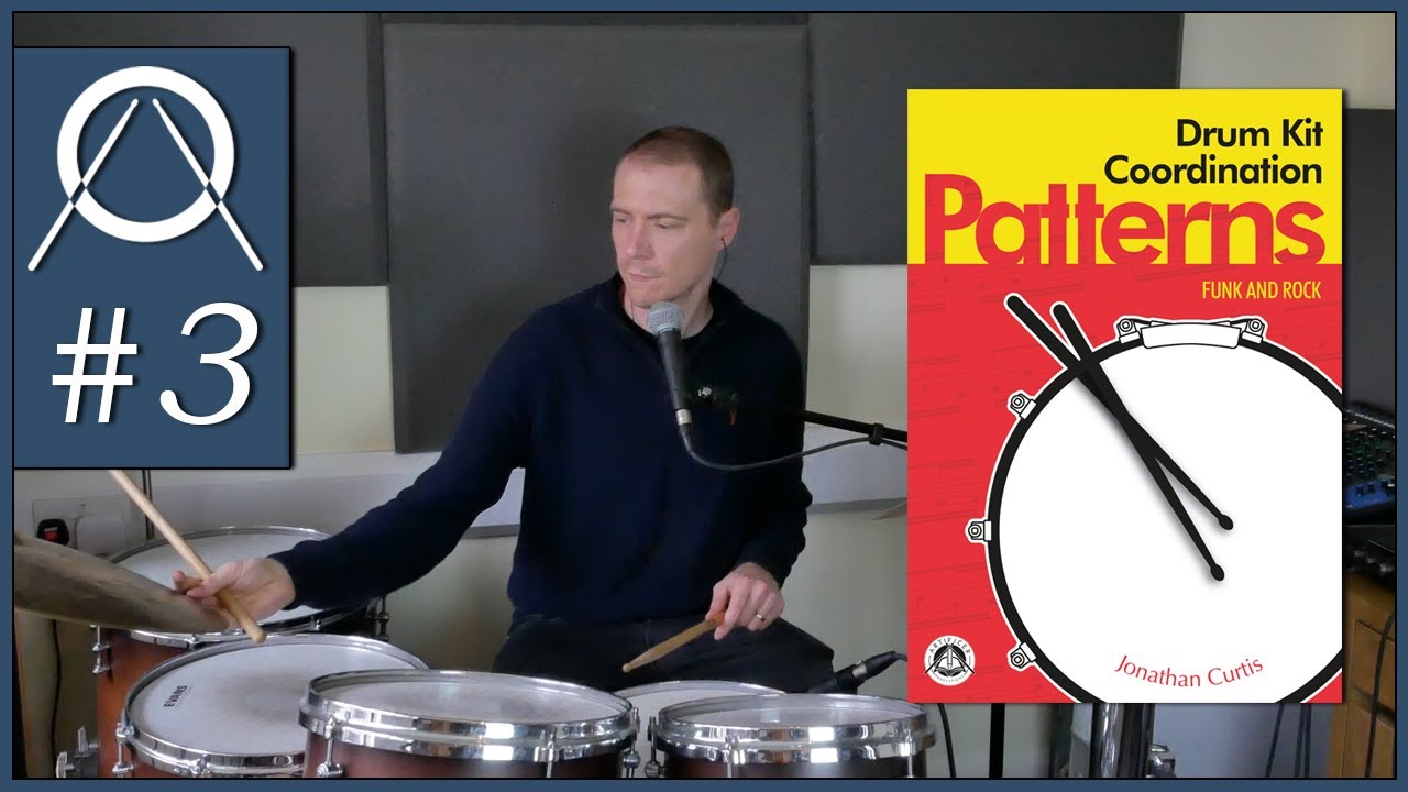 Drum Kit Coordination | Funk and Rock #3 - Linear Phrasing - YouTube