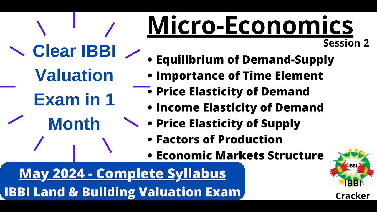 Micro -Economics#2 | IBBI Valuation Exam Full Study Material | IBBI ...
