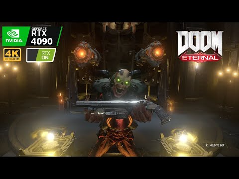 Doom Eternal MAX Graphics Mission 3 | Ray Tracing | RTX 4090 | 60fps 4k ...