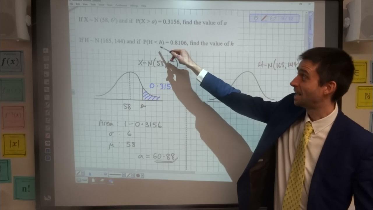 How to use the inverse normal function - YouTube