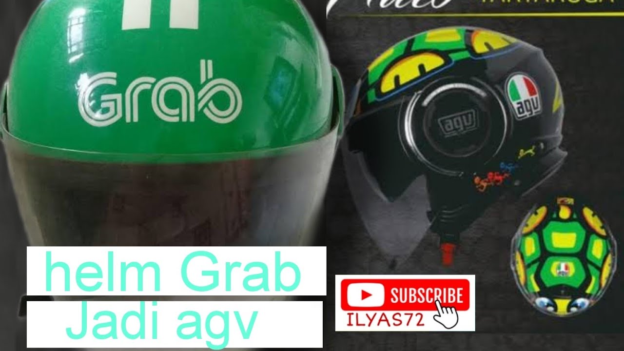 HELM GRAB JADI AGV TARTARUGA - YouTube