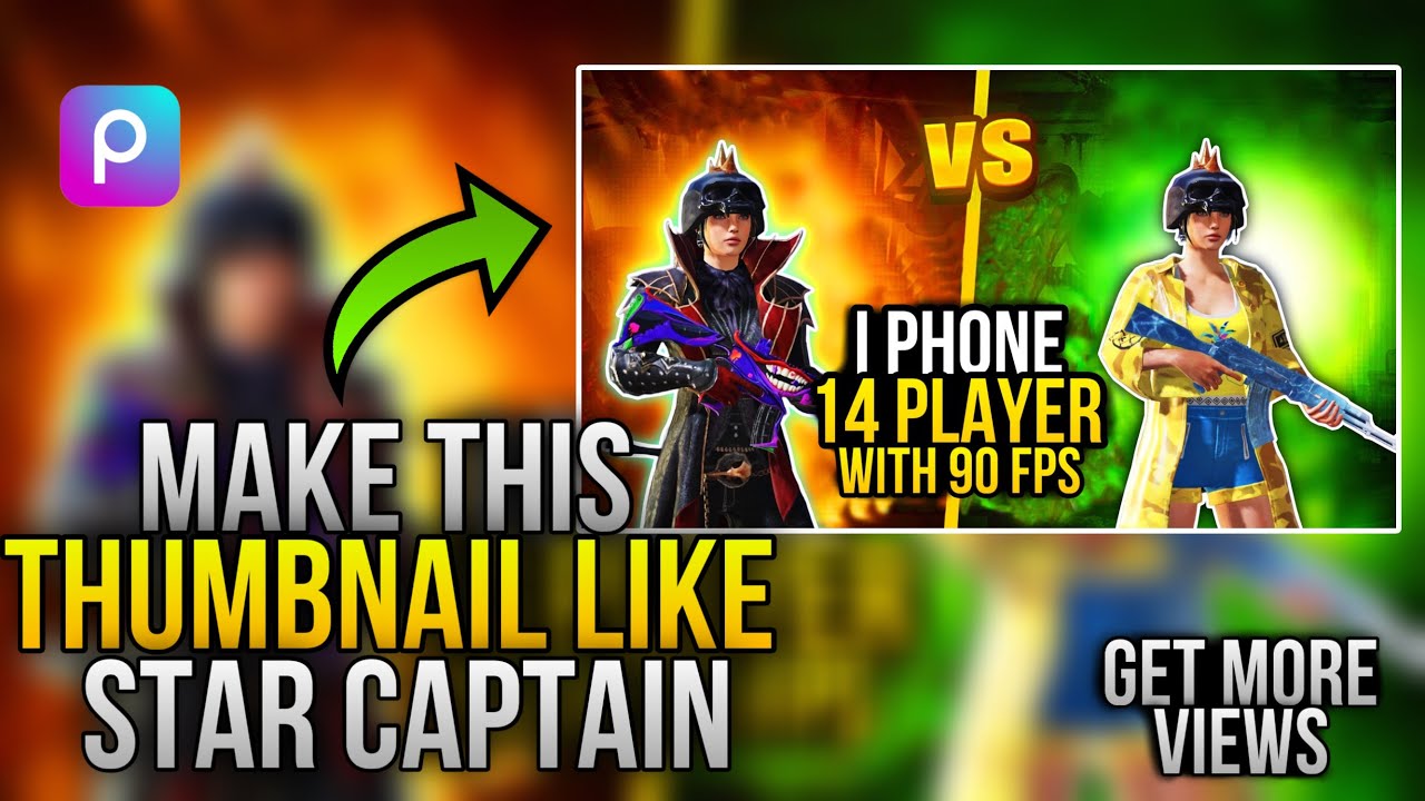 Make This Amazing🤩 Thumbnail Like @STAR-Captain Step-By-Step Guide ...
