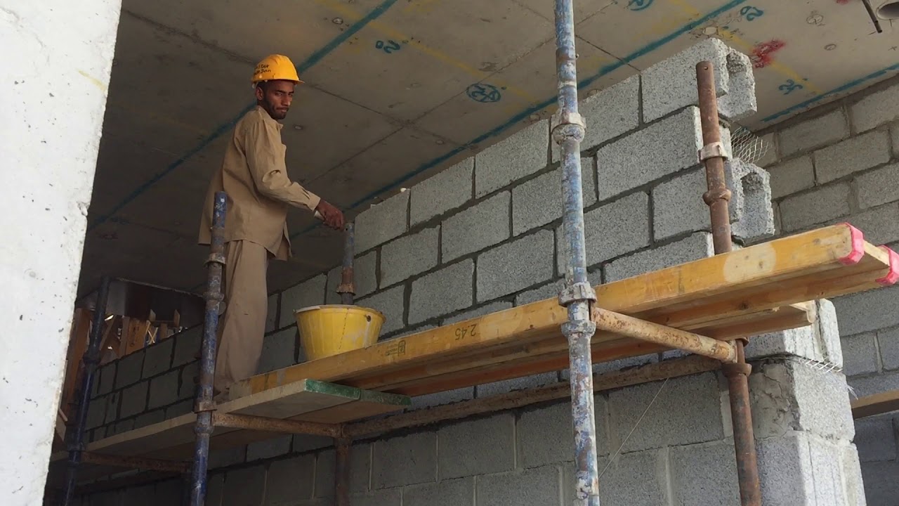 Block work-Top of the lintel level - YouTube