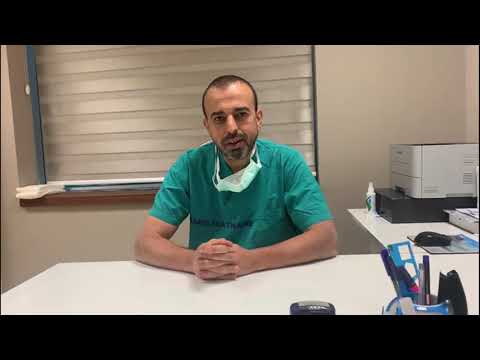 Pediatric cardiac surgeon Dr.Mustafa Kemal Avşar is explaining congenital heart defect operations.