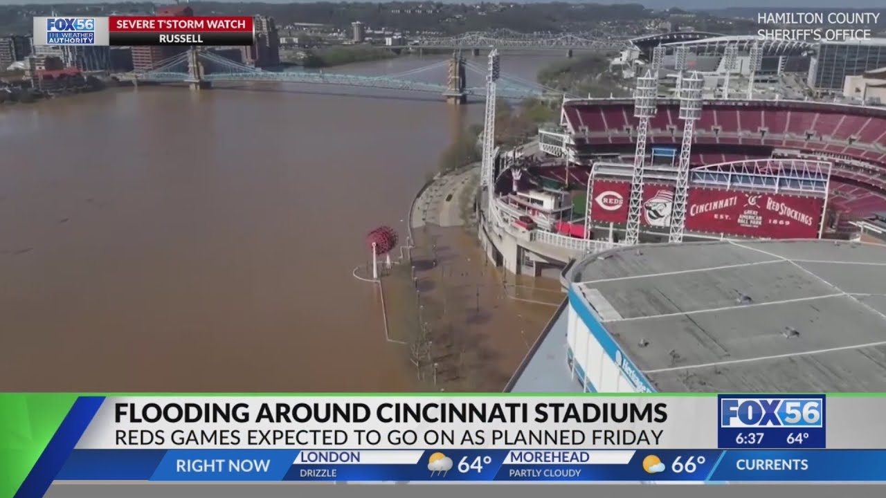 Drone footage from Ohio sheriff's office shows flooding around ...