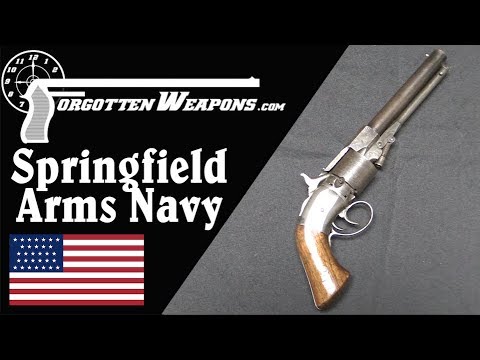 Springfield Arms Double Trigger Navy Revolver - YouTube