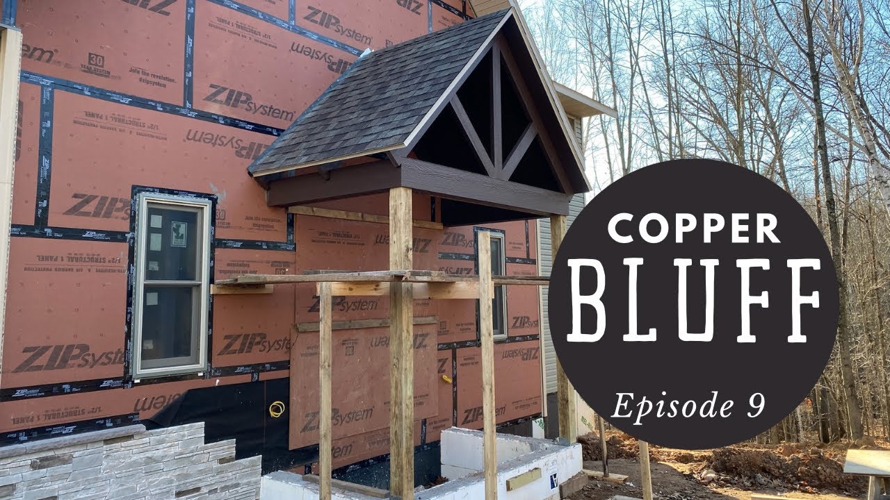 Custom Porch Gables and Roof | Copper Bluff | Ep. 9 - YouTube
