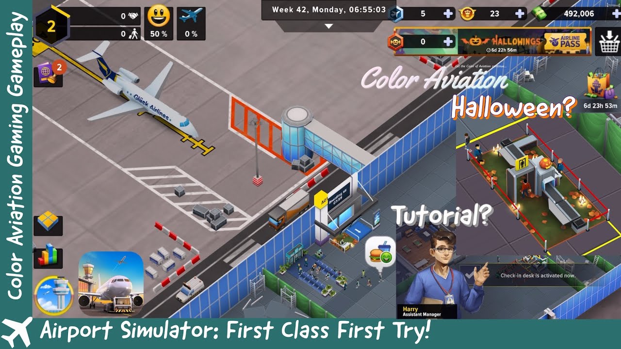 Airport Simulator First Class! First Try with iPad Mini 6 for some ...